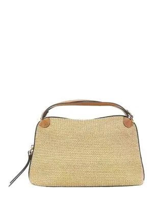 GIANNI CHIARINI Alifa Raffia And Leather Tote Bag - Neutrals