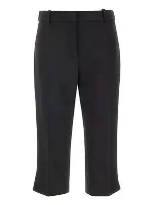Elisabetta Franchi Tailored Cropped Trousers - Black