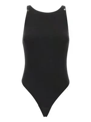 Elisabetta Franchi Crew-neck Bodysuit - Black