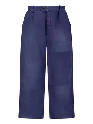 MAISON MARGIELA Belt-loops Trousers - Blue