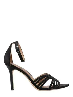 Polo Ralph Lauren Allie Heel Sandals - Black