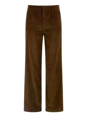 JAMIE HALLER Corduroy Trousers - Brown