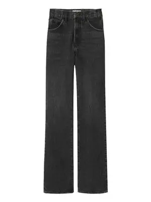 NILI LOTAN Joan Jean Straight Jeans - Black