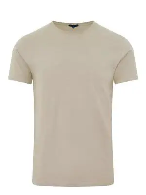 PATRICK ASSARAF Short-sleeve Crew-neck T-shirt - Neutrals