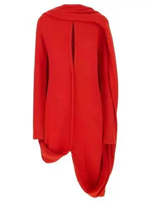 Sportmax Draped Asymmetric Dress - Red