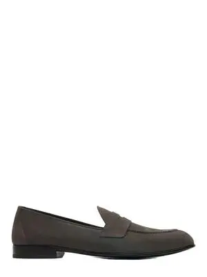 Brioni Appia Penny Loafers - Brown