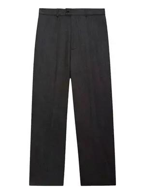 MSGM Wide-leg Trousers - Grey