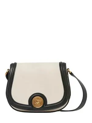Chloé Logo-plaque Shoulder Bag - Neutrals