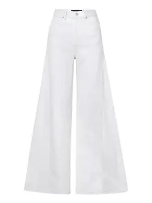 Veronica Beard Wide Leg Jeans - White