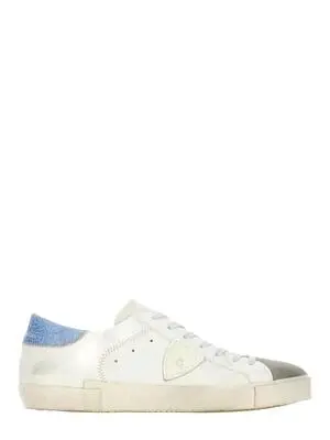Philippe Model Prsx Leather Sneakers - White