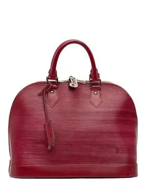 LOUIS VUITTON 2015 Epi Alma Pm Handbag - Red