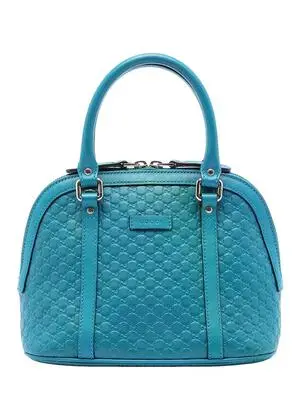 Gucci 2016-2025 Mini Microissima Dome Satchel - Blue