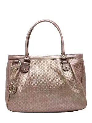 Gucci 2016-2026 Metallic Sima Sukey Tote Bag - Pink