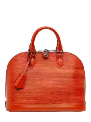 LOUIS VUITTON 2013 Epi Alma Pm Satchel - Orange
