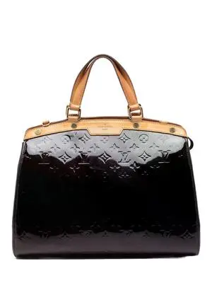 LOUIS VUITTON 2012 Monogram Vernis Brea Gm Satchel - Purple