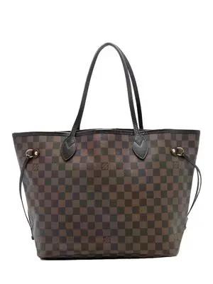 LOUIS VUITTON 2013 Damier Ebene Neverfull Mm Tote Bag - Brown