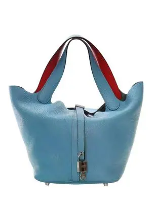 Hermès 2019 Picotin Lock 22 Eclat Handbag - Blue