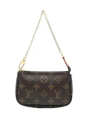 LOUIS VUITTON 2020 Monogram Mini Pochette Accessoires - Brown