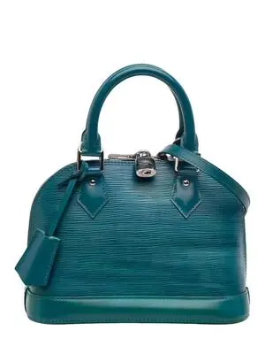 LOUIS VUITTON Epi Alma Bb Satchel - Blue
