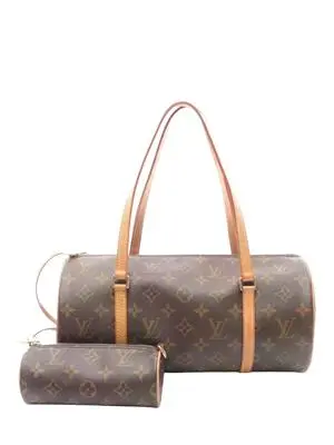 LOUIS VUITTON 2005 Monogram Papillon 30 Handbag - Brown