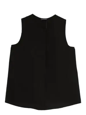 Emporio Armani Sleeveless Blouse - Black