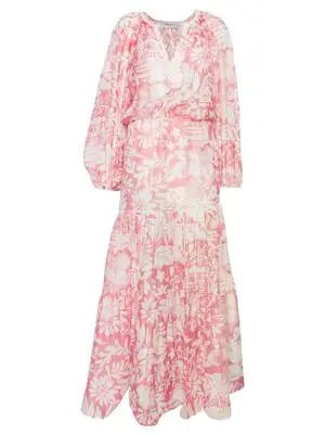 ERMANNO FIRENZE Floral-print Maxi Dress - Pink