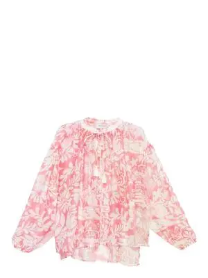 ERMANNO FIRENZE Floral-print Blouse - Pink