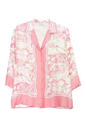 ERMANNO FIRENZE Floral-print Shirt - Pink