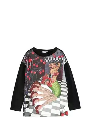 THE ARTISTYLIST Graphic-print Sweatshirt - Black