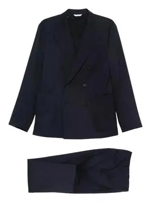 MANUEL RITZ Double-breasted Suit - Blue