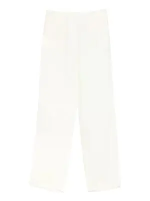 Patrizia Pepe Dart-detail Trousers - Neutrals