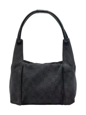 Gucci Gg Denim Handbag - Black