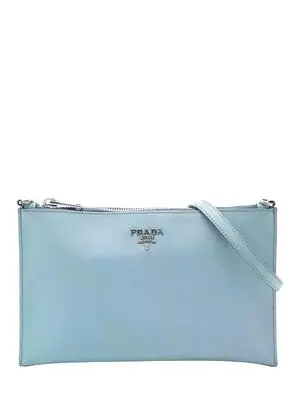 Prada Saffiano Shoulder Bag 2010-2025 - Blue