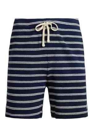 Polo Ralph Lauren Striped Drawstring Shorts - Blue