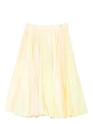 CURIEL Gathered Skirt - Yellow