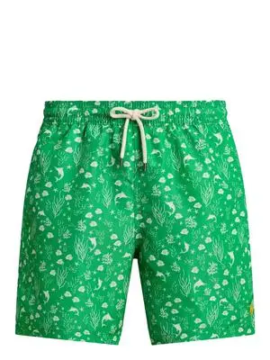 Polo Ralph Lauren Printed Swim Shorts - Green
