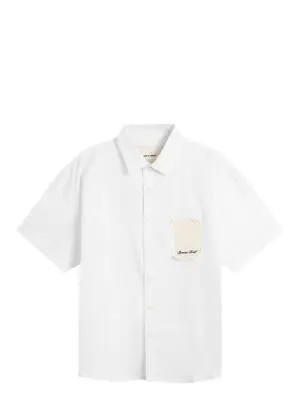 BRAM'S FRUIT Shortsleeve Varsity Shirt - White