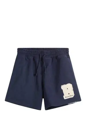 BRAM'S FRUIT Varsity Jogger Shorts - Midnight Blue