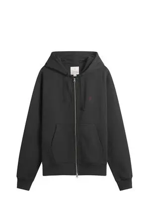 Gramicci One Point Zip Hoodie - Vintage Black