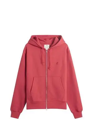 Gramicci Double Zip Fleeceback Hoodie - Crimson Red