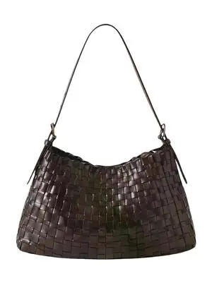 Dragon Diffusion Hobo Salvage Woven-design Shoulder Bag - Brown