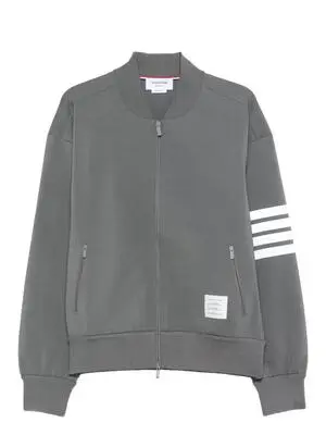 Thom Browne Four-stripe Zip Jacket - Grey
