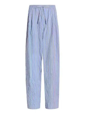 Dolce & Gabbana Viscose Vanity Trousers - Blue