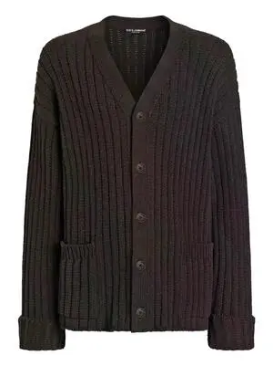 Dolce & Gabbana Cotton-blend Cardigan - Brown