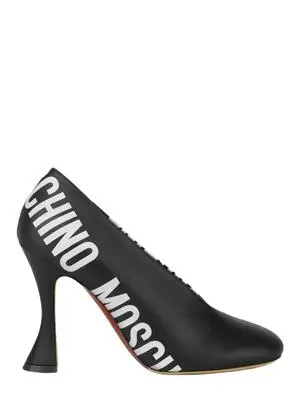 Moschino Logo-print Pumps - Black