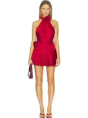 RUNAWAY THE LABEL X Revolve Laurel Mini Dress - Red