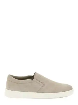 Boggi Milano Heritage Suede Slip-on Sneakers - Neutrals