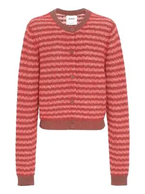 BARRIE Cardigan With Metallic Stripes