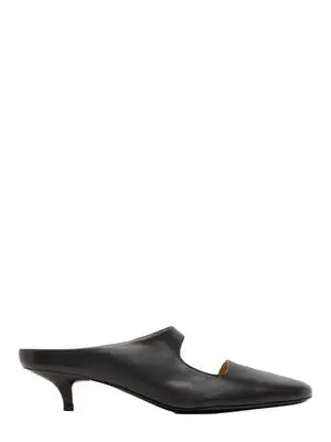 Marsèll Leather Mule - Black