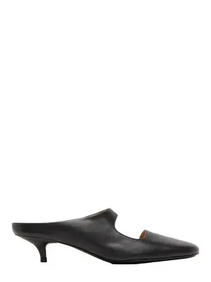 Marsèll Leather Mule - Nero